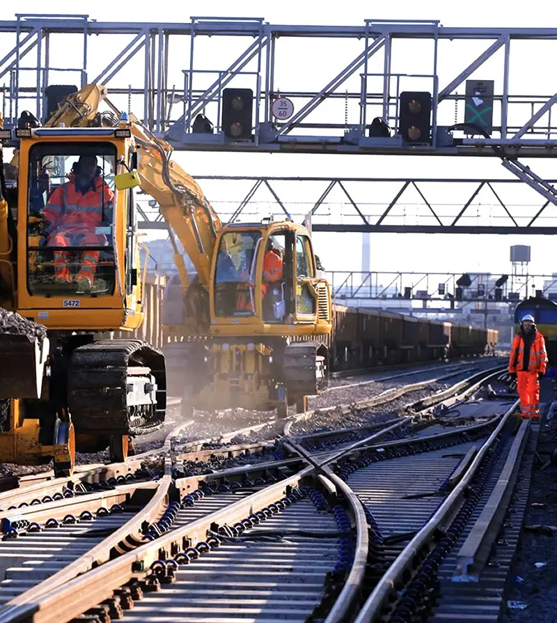 Railway Track Laying and Fitting Contractor | Giriraj Civil Developers